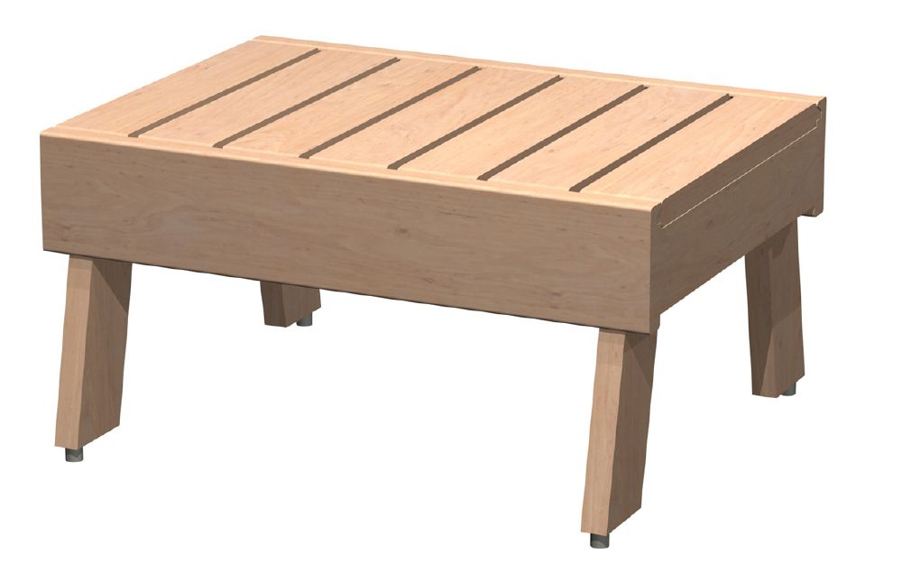 Harvia Bankmodul Modular Hocker 700x500 | Roterle / wärmebehandelte Es ...